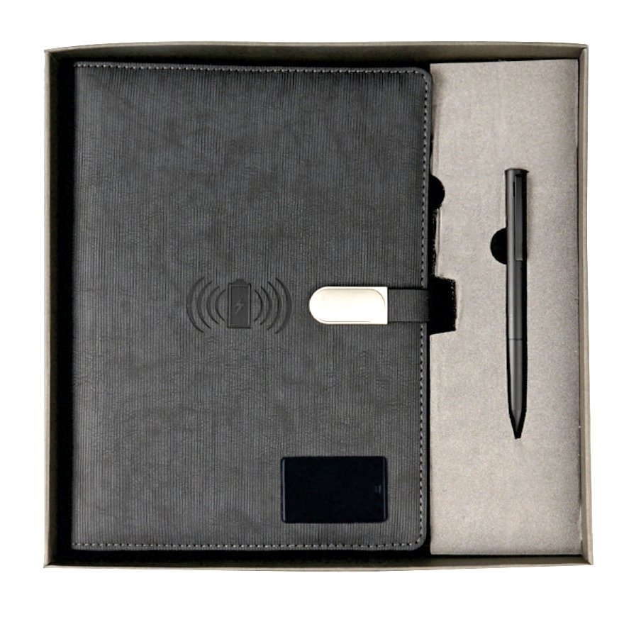 Folder with Power Bank